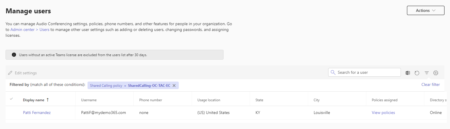 My Demo 365: Teams Phone – Shared Calling – Teams Admin Center – Daryl ...