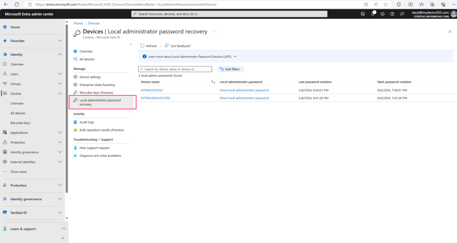 My Demo 365: Windows LAPS for Teams Rooms on Windows – Daryl Hunter ...